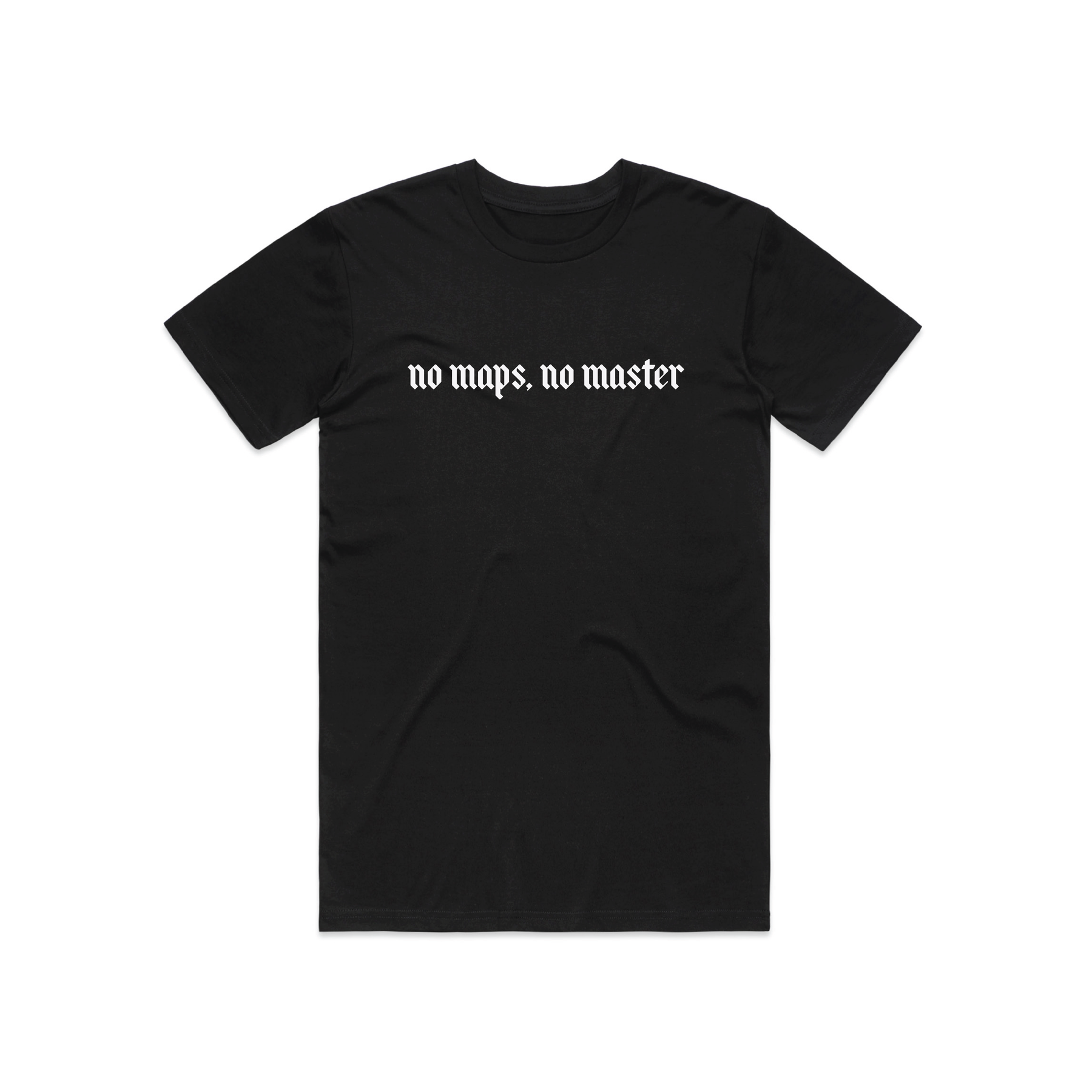 No Maps No Master Tee | Premium Rebellious Lifestyle Streetwear – Iron ...